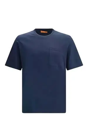 CRUNA Crew Neck Pocket T-shirt - Blue