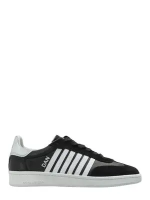 Dsquared2 Lace-up Striped Sneakers - Black