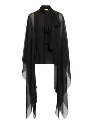 Elie Saab Bow-tie Shirt - Black