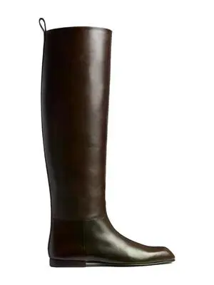 Khaite Colt Pull-tab Boots - Brown