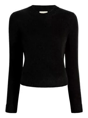 Khaite Leta Crewneck Knitwear - Black