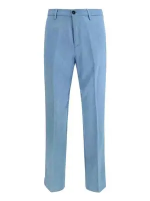 CRUNA Flat Front Trousers - Blue