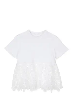 Cecilie Bahnsen Connie Jersey T-shirt - White