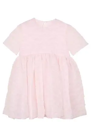 Cecilie Bahnsen Britney Plumeria Matelassé Dress - Rose