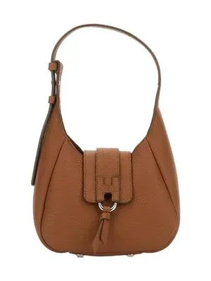 Hogan Mini Hobo Bag - Brown