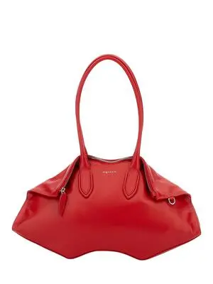 Alexander McQueen Manta Shoulder Bag Red