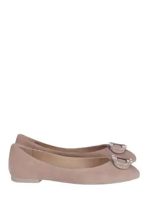 STUART WEITZMAN Ballet Buckle Ballet Flats - Neutrals