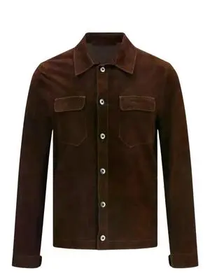 SALVATORE SANTORO Pocket Button Jacket - Brown