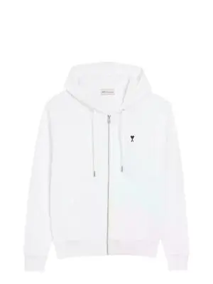 Ami Zip-up Hoodie - White