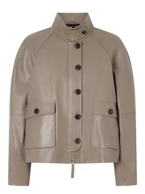 Proenza Schouler White Label Gio Leather Jacket - Brown