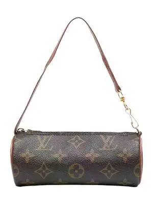 LOUIS VUITTON 1990-2025 Monogram Papillon Pochette - Brown