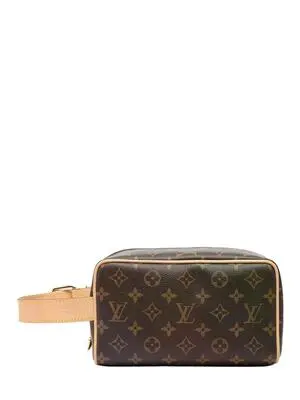LOUIS VUITTON Monogram Locker Dopp Kit - Brown