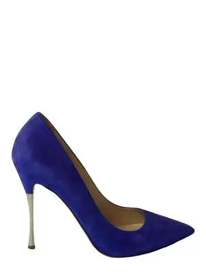NICHOLAS KIRKWOOD Pointed Toe Suede Pumps - Blue