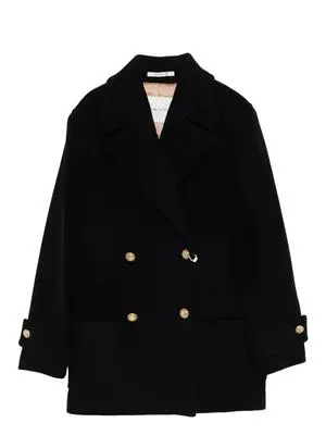 Gant Notch-lapels Pea Coat - Black