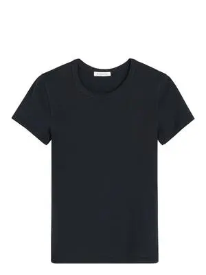 BY MALENE BIRGER Alicia Organic Cotton T-shirt - Black