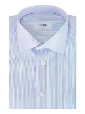 Eton Striped Shirt - Blue