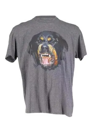 Givenchy Dog-print T-shirt - Grey