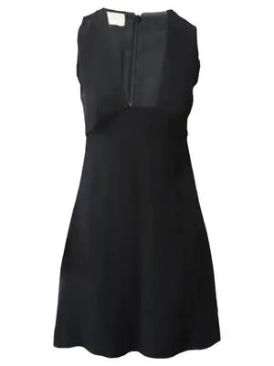 Stella McCartney V-neck Mini Dress - Black