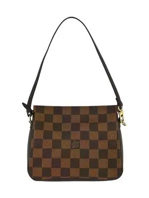 LOUIS VUITTON 2003 Trousse Damier Shoulder Bag - Brown