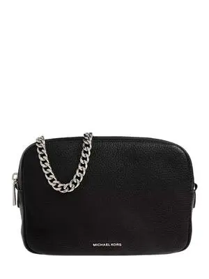 Michael Kors Bryant Leather Shoulder Bag - Black