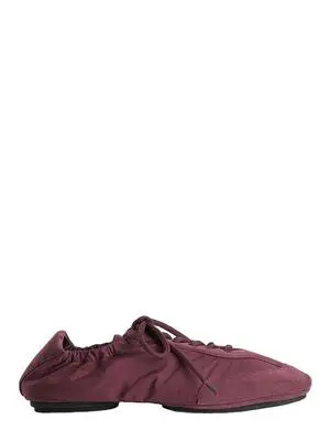 Cos Suede-nylon Ballet Sneakers - Red