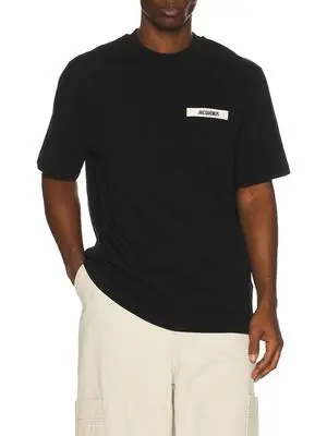 Jacquemus Le Tee Gros Grain - Black