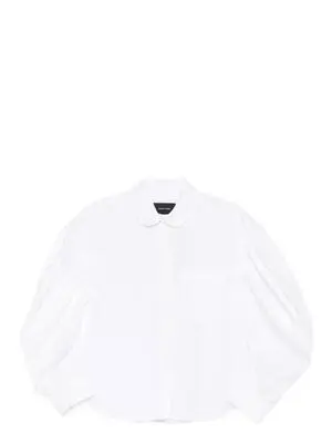 Simone Rocha Draped-sleeve Shirt - White