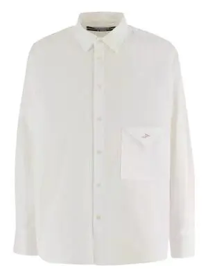 Jacquemus Flap-pocket Long-sleeved Shirt - White