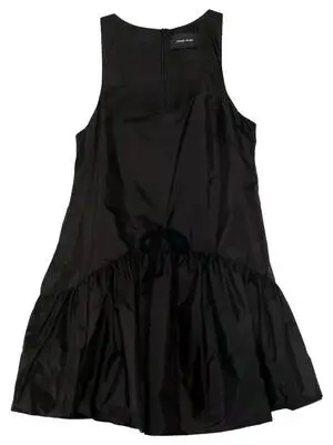 Simone Rocha Tapered Peplum Mini Dress - Black