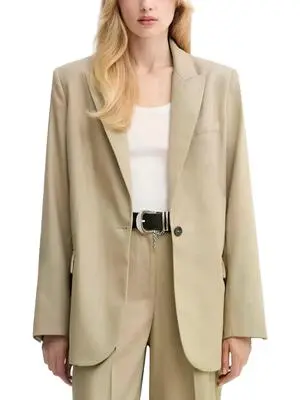 IRO PARIS Sannie Button Blazer - Neutrals