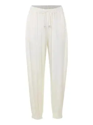 Fabiana Filippi Drawstring-fastening Trousers - White