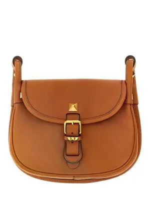 Valentino Garavani Flaneuse Stud Cross-body Bag - Brown