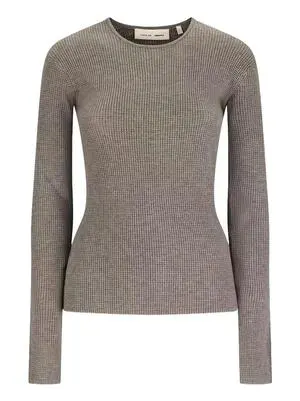 Fear Of God Waffle-knit Long-sleeve Sweater - Neutrals