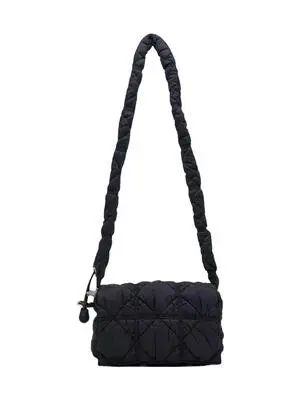 CARLYN Quilted Crossbody Bag - Black