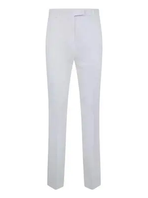 Max Mara Concealed-fastening Tailored Trousers - White