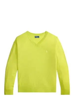 Polo Ralph Lauren V-neck Merino Wool Sweater - Green