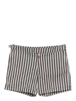 TOM FORD Patterned Swim Shorts - Black