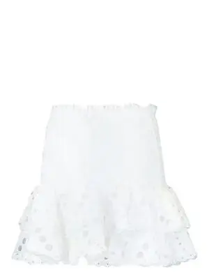 Charo Ruiz Ibiza Nerissa Mini Skirt - White
