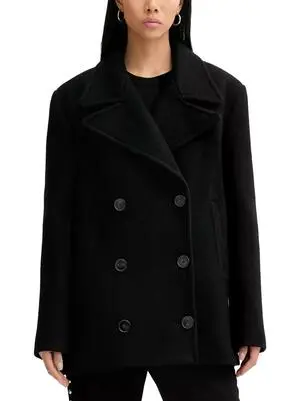 IRO PARIS Caribe Double-breasted Coat - Black