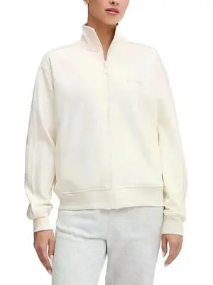 Guess Logo Zip Sweatshirt - White