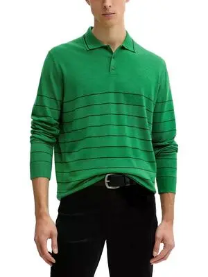 Iceberg Striped Polo-shirt - Green