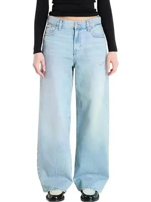 Calvin Klein Low-rise Baggy Jeans - Blue