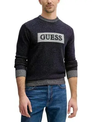 Guess Logo Sweater - Blue