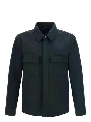 TOM FORD Twill Shirt Jacket - Blue
