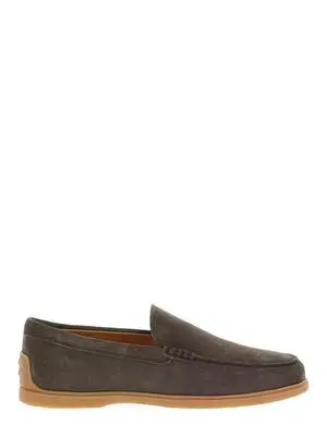 TOD'S Almond-toe Loafers - Brown