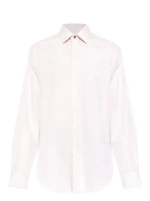 Paul Smith Long-sleeved Buttoned Shirt - Pink