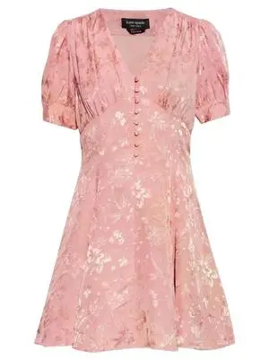 Kate Spade New York Button-up Mini Dress - Pink