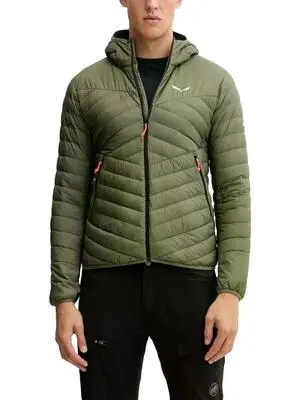 SALEWA Hooded Padded Jacket - Green