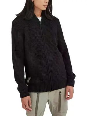 G-star Raw Zipped Knitted Cardigan - Black