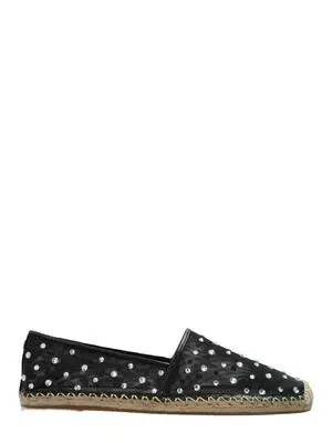 Michael Kors Crystal-embellished Espadrilles - Black